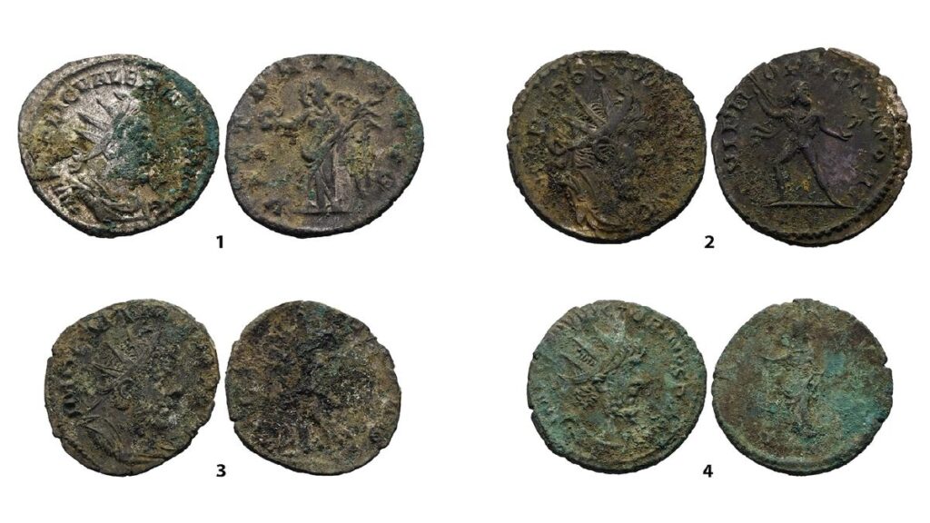Un rare trésor de pièces de monnaie de l'époque romaine découvert dans ...
